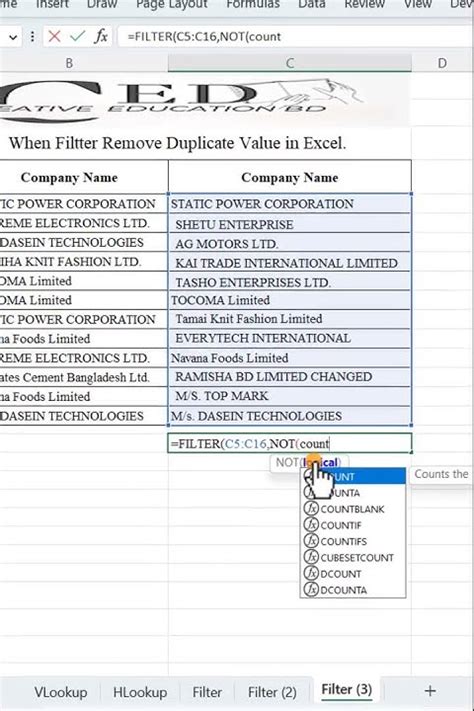 How To Filter Remove Duplicate Value In Excel💡 Shorts Youtube