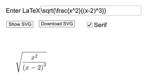 Convert Latex To Svg Geogebra
