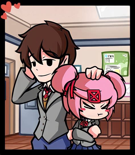 Mc X Natsuki Смешные карикатуры Карикатура Веселые мемы