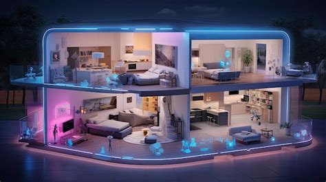 Premium Ai Image Smart Home Ecosystem Seamlessly Controlled By Aipowered Devices