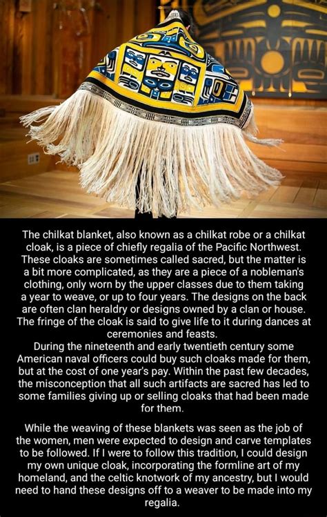 The Chilkat Blanket Also Known As A Chilkat Robe Or A Chilkat Cloak