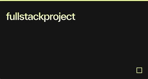 fullstackproject codesandbox