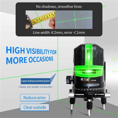 Jual New Waterpass Laser Digital Self Leveling Projector Green Laser 2 Line Portable Mudah