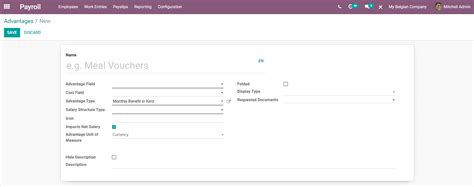 Salary Structure And Rules Configuration In Odoo Payroll Module