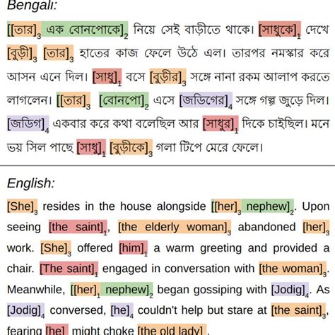 bencoref annotations with color coded coreference chains download