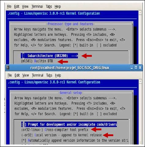 Linux Kernel Configuration For Or1200 Download Scientific Diagram