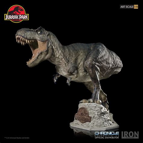 Slideshow Jurassic Park T Rex Statue