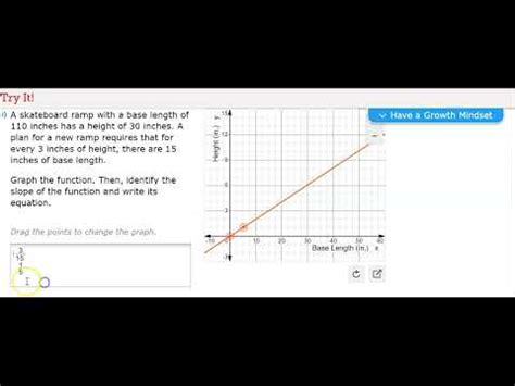 6 3 Construct Functions To Model Linear Relationships YouTube