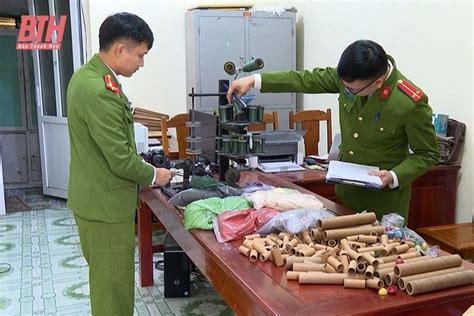 Tăng cường đấu tranh với tội phạm về pháo nổ Báo Thanh Hóa
