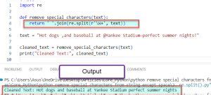 Remove Special Characters From A String In Python