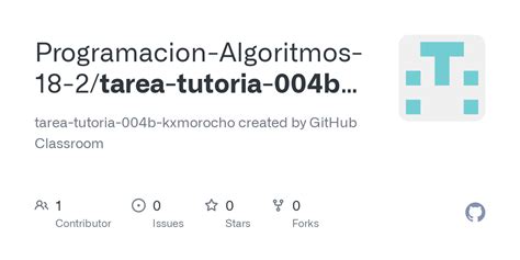 Github Programacion Algoritmos Tarea Tutoria B Kxmorocho Tarea Tutoria B Kxmorocho