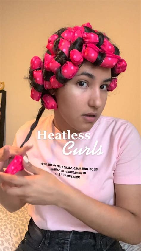 Easy Heatless Curls Hair Results Beautiful Bouncy Hair Genmariaarce