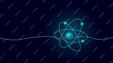 Premium Vector Atom Structure Science Sign Elearning Distance Graduate Online Concept Low Poly