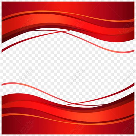 붉은 물결 일러스트 모양의 그라디언트 웨이브 모양 장식빨간진홍 Png 일러스트 무료 다운로드 Lovepik
