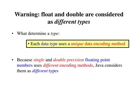 PPT Floating Point Variables Of Different Lengths PowerPoint