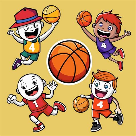 Free Clip Cartoon Basketball Players Download Free Clip Cartoon