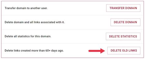 How To Delete Old Links At Once