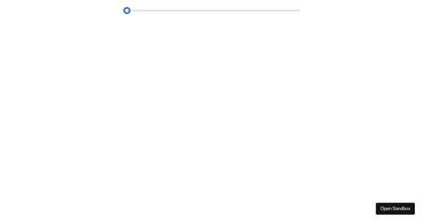 React Slider Examples CodeSandbox