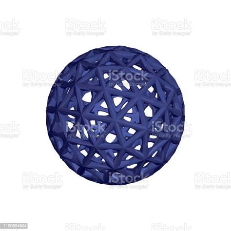 추상 구 와이어 프레임 3d 벡터 일러스트입니다 0명에 대한 스톡 벡터 아트 및 기타 이미지 0명 3차원 형태 개념 Istock