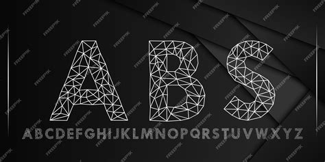 Premium Vector Luxury And Elegant Font Display Alphabet Luxury Futuristic Alphabet Font Vector