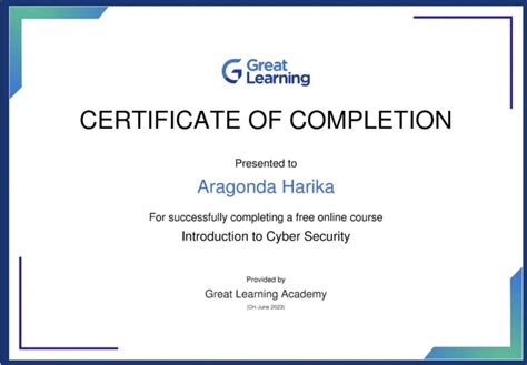 A Harika On Linkedin Greatlearning Cybersecurity