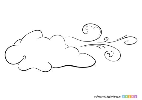 Windy Day Coloring Sheet Image Of Windy Day Colouring Pagefor After