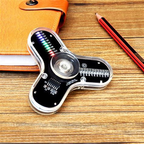 피젯 스피너 프로그래밍 가능한 장난감 스피너 피젯 장난감 스피너 핑거팁 자이로 제조 전자 키트 용접 스피닝 탑 Aliexpress