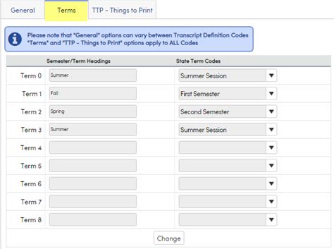 Transcript Definition Form Aeries Software