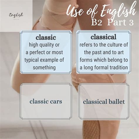 Classic Vs Classical Linking Words Adjectives Verbs Language Skills