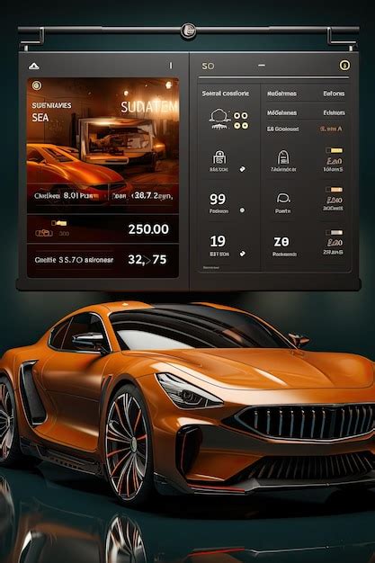Premium Ai Image Car Rental Platform Ui Mockup Userfriendly And