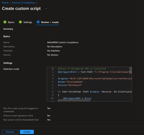 Intune Custom Compliance Scripts Mikes Mdm Blog