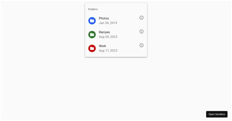 List Example Two Line Examples Codesandbox