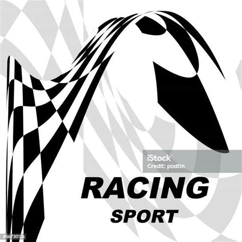 시작 하 고 플래그를 마무리입니다 자동 모토 레이싱입니다 체크 무늬 깃발입니다 Championship에 대한 스톡 벡터 아트 및