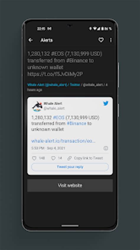 Whale Alerts For Android Download