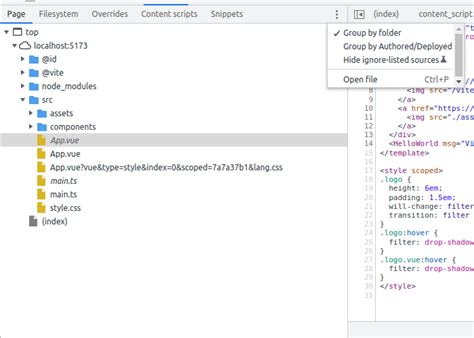 Dev Sourcemaps For Vue Files Are Not Working With Vue Ts Template · Vitejs Vite · Discussion