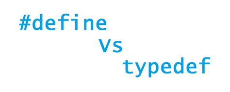 C语言中define变量类型c语言中typedef和define有什么区别 Csdn博客