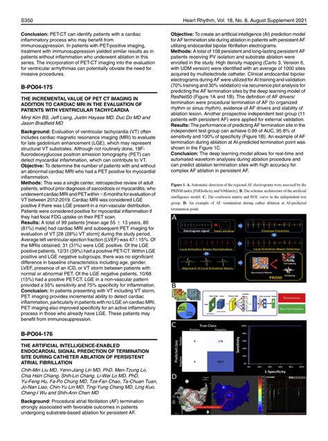 Pdf B Po04 176 The Artificial Intelligence Enabled Endocardial Signal Prediction Of
