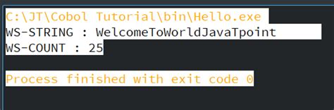 cobol string handling tpoint tech