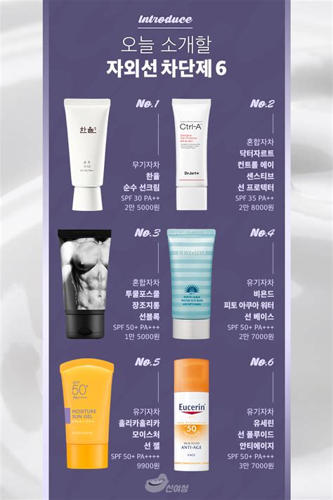 내 피부를 지켜줄 자외선 차단제 6 대학내일
