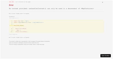 React Leaflet Fullscreen Plugin Example Forked Codesandbox