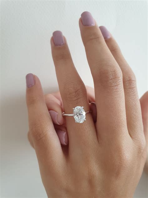 1 4 Carat Oval Engagement Ring One Carrot Oval Engagement Ring Oval