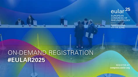 Eular 📺access The Eular2025 Congress On Demand And Watch Inspiring