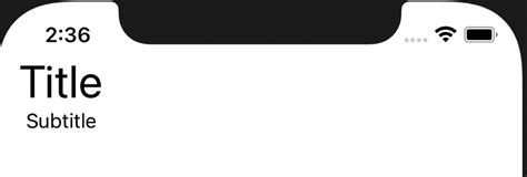 Swiftui How To Add A Subtitle Below A Large Title In A Navigation View In Swift Ui Stack