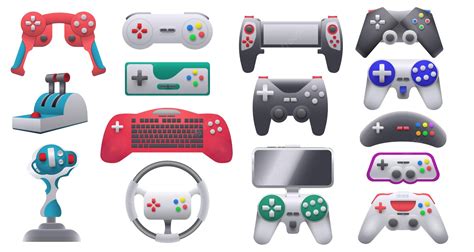 Premium Vector Modern And Retro Video Game Consoles Gamepads And Joysticks Wireless Gaming