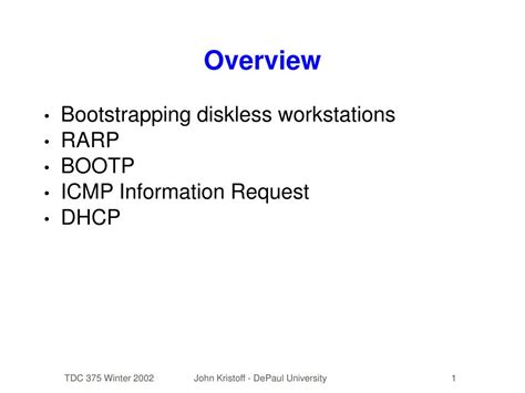 Ppt Dynamic Host Configuration Protocol Dhcp Powerpoint Presentation Id 545921