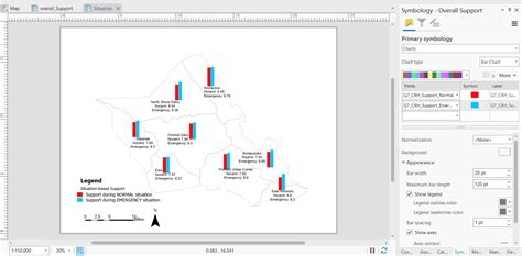 Arcgis Pro Output Map Display Extra Charts Esri Community