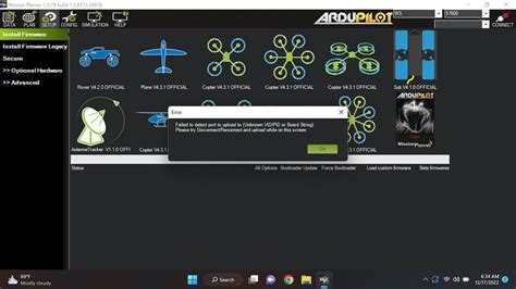 Mp Failed To Detect Port To Upload To Unknown Vidpid Or Board String