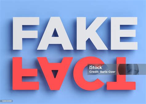 흰색 의 가짜 텍스트와 빨간색 반전 팩트 텍스트 0명에 대한 스톡 사진 및 기타 이미지 0명 3차원 형태 기회 Istock