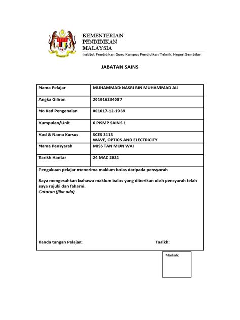 Practical 3 Muhammad Nasri Bin Muhammad Ali Pdf Direct Current Electric Power