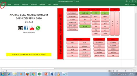 Mengaktifkan Macro Pada Excel Bangbin